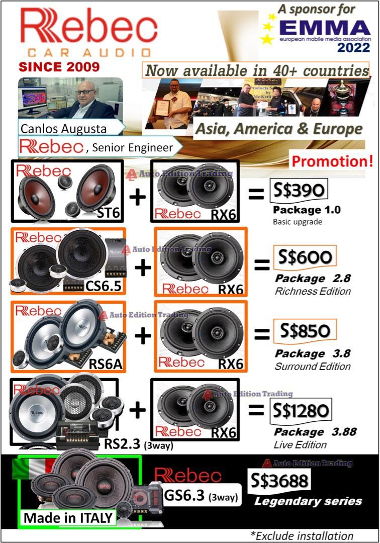 Mazda 6 on Rebec Car Audio full package - speakers DSP digital sound process with amplifier ...