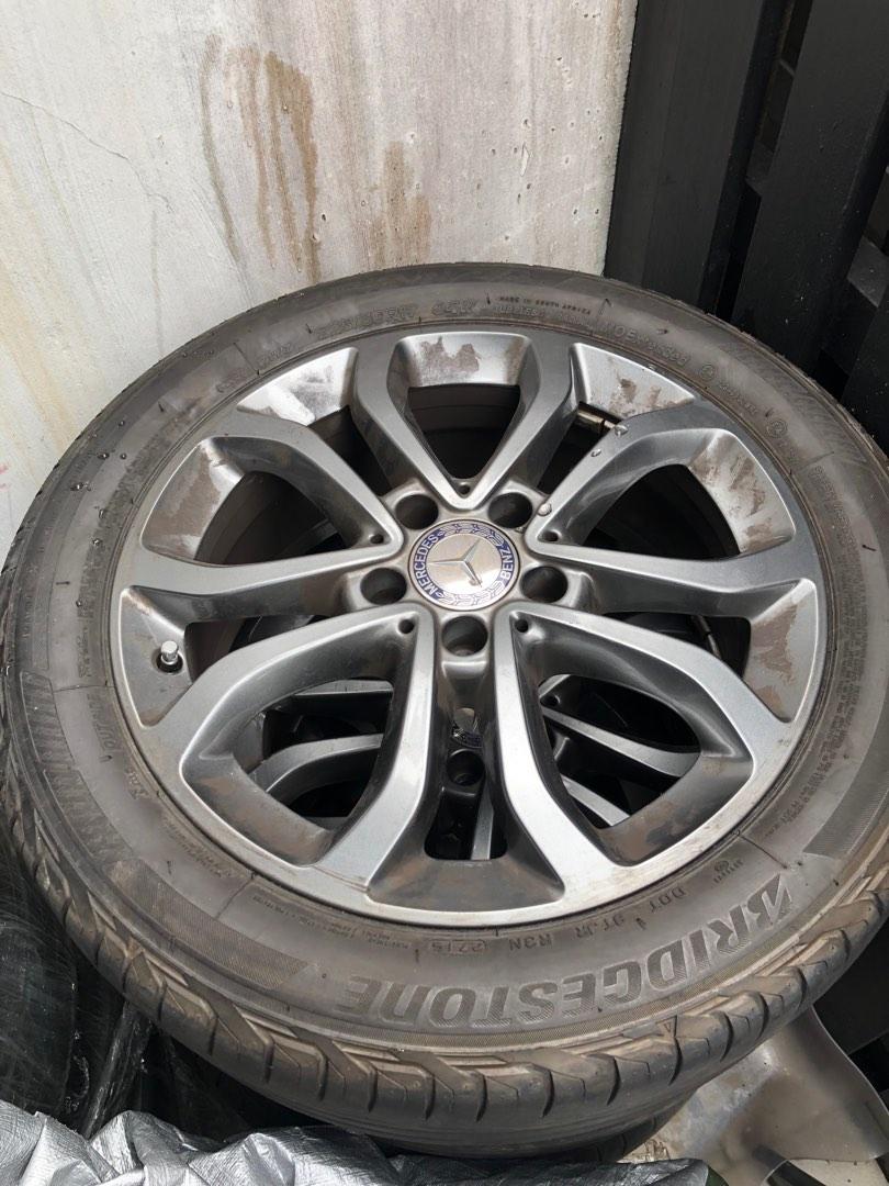 Mercedes Benz C180 tims/tyres and Stock bodykit, Car Accessories, Tyres & Rims on Carousell