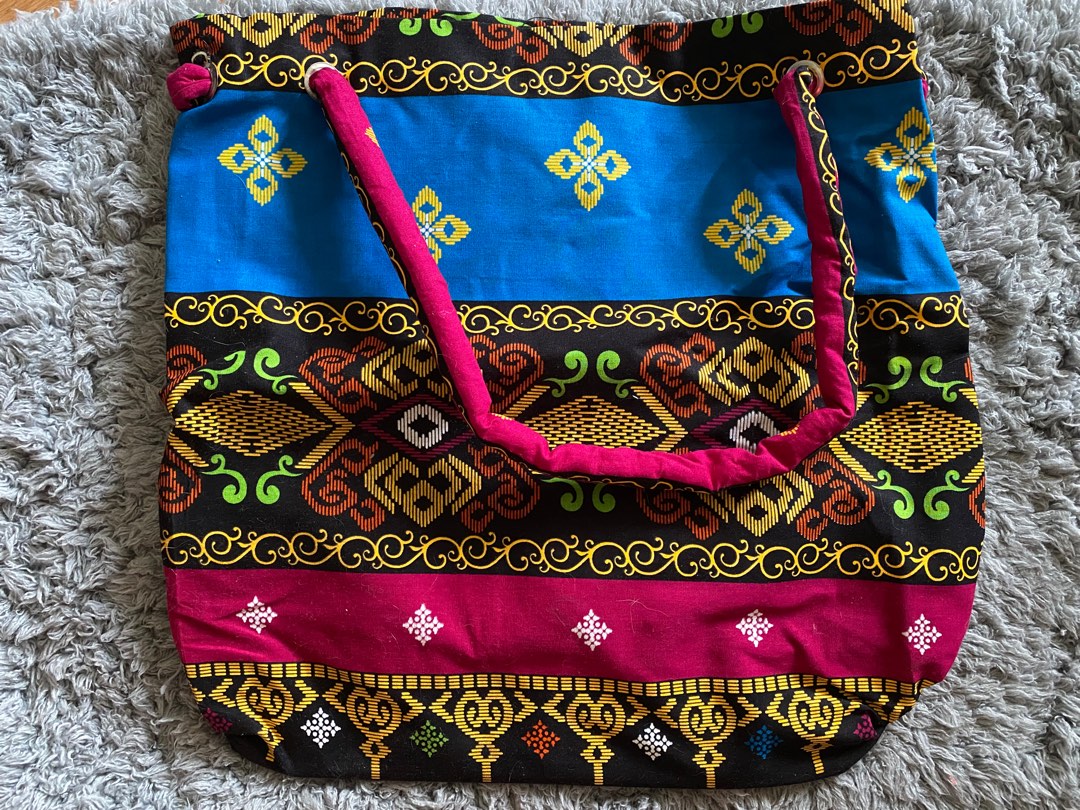 Mindanao Pattern Local Tote Bag, Women's Fashion, Bags & Wallets, Tote ...