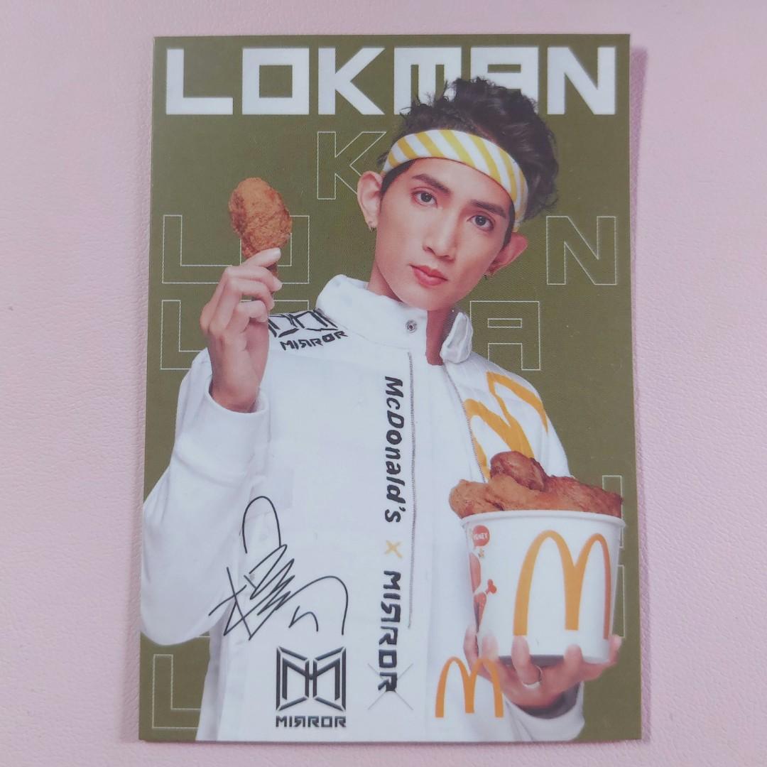 （包郵）mirror lok man 樂文 麥當勞 M記 McDonald's 卡片, 興趣及遊戲, 收藏品及紀念品, 明星周邊 ...