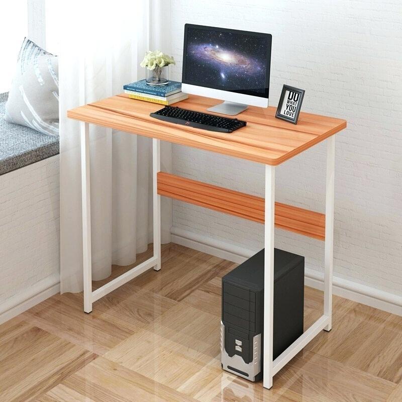 Modern Minimalist Computer Desk Solid Wood Study Home Office Table ...