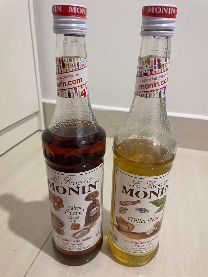 MONIN Gourmet Coffee Syrup Salted Caramel/Toffee Nut 700ml, Food ...