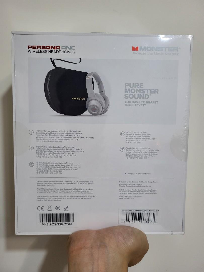 Monster Persona ANC Wireless Headphones, 音響器材, 頭戴式/罩耳式耳機 - Carousell