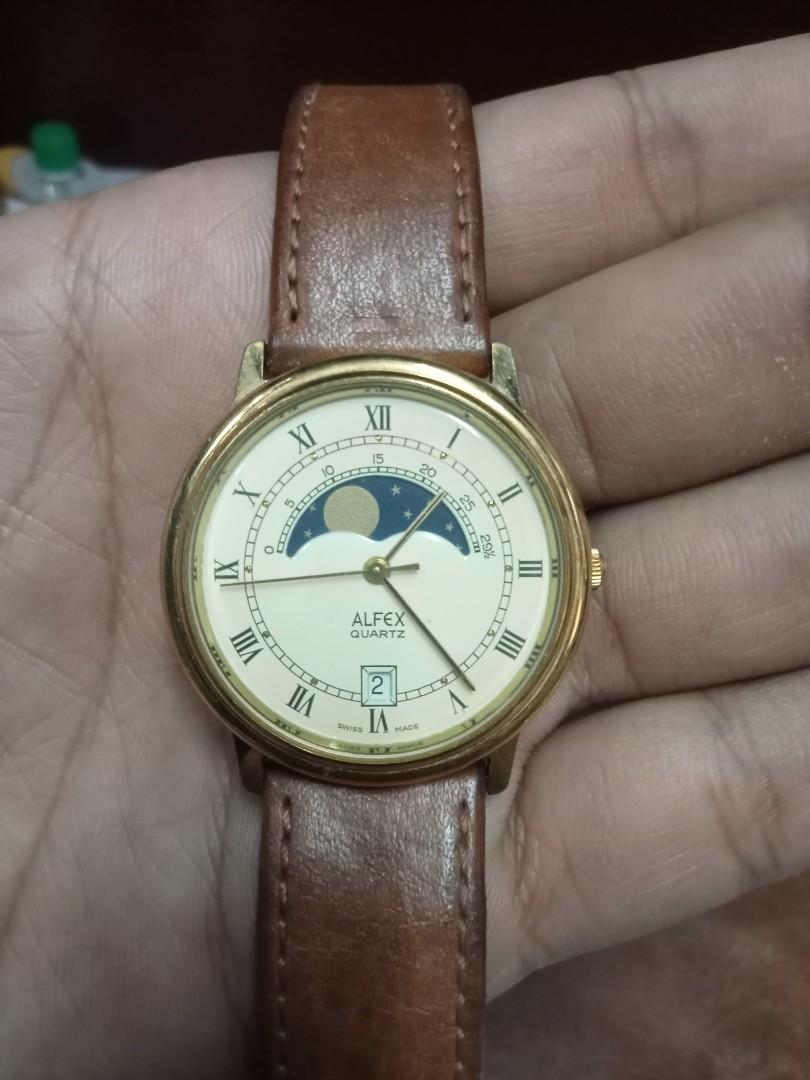 Alfex Swiss Made Moonphase Men 1990-1999 Catawiki | atelier-yuwa.ciao.jp