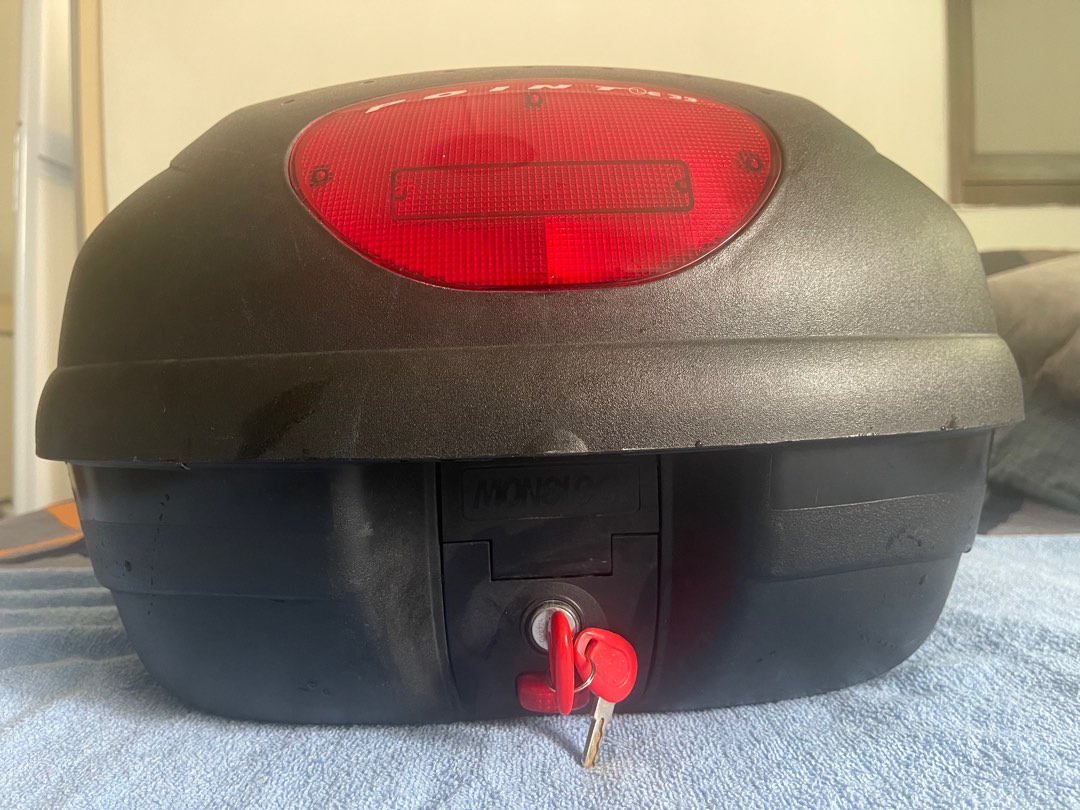 Motor cycle box, Motorcycles, Motorcycle Accessories on Carousell