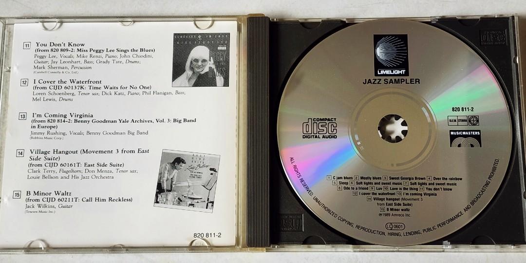 Music Masters Jazz Sampler ( MADE IN WEST GERMANY by PDO ) CD, Hobbies ...