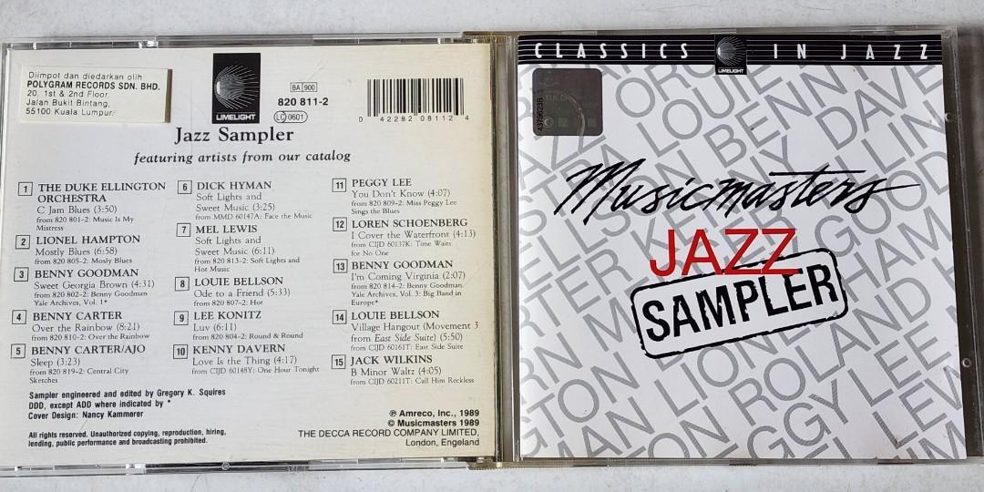 Music Masters Jazz Sampler ( MADE IN WEST GERMANY by PDO ) CD, Hobbies ...