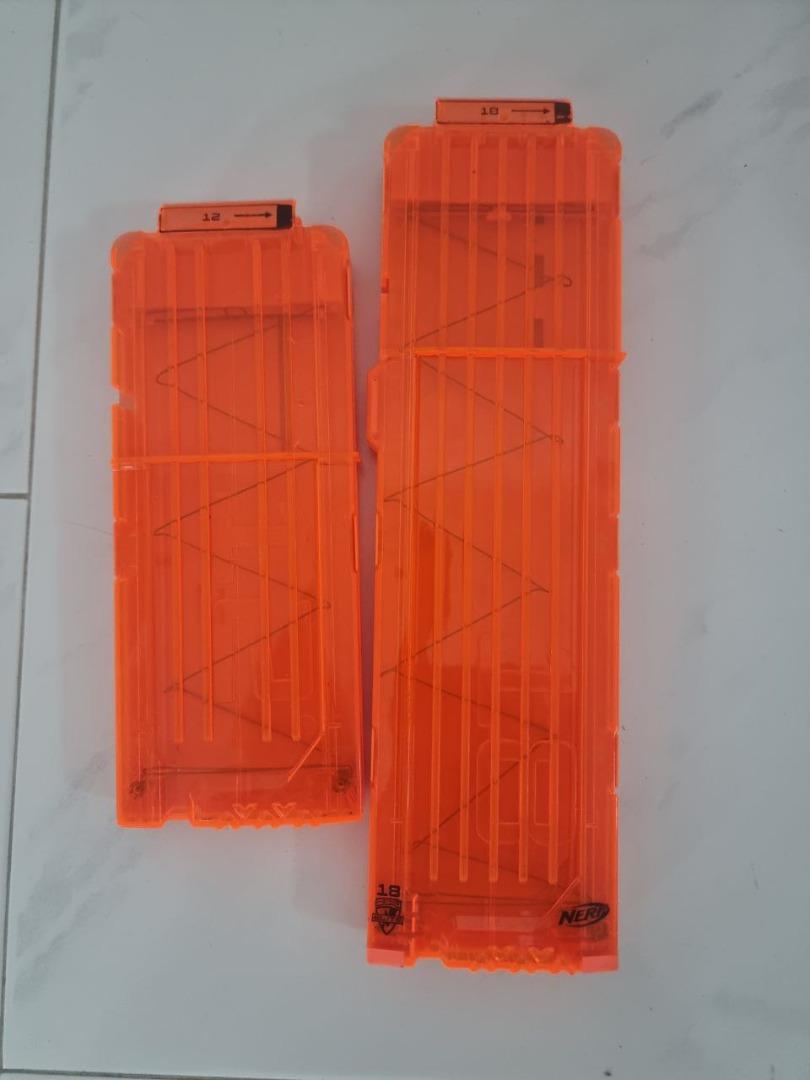 nerf gun magazine 12 & 18, Hobbies & Toys, Toys & Games on Carousell