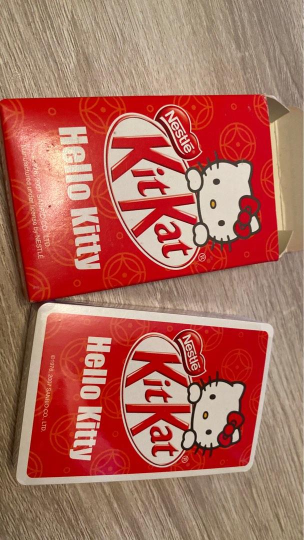 Nestle Kit Kat Hello Kitty 啤牌2007年, 興趣及遊戲, 玩具 & 遊戲類 - Carousell