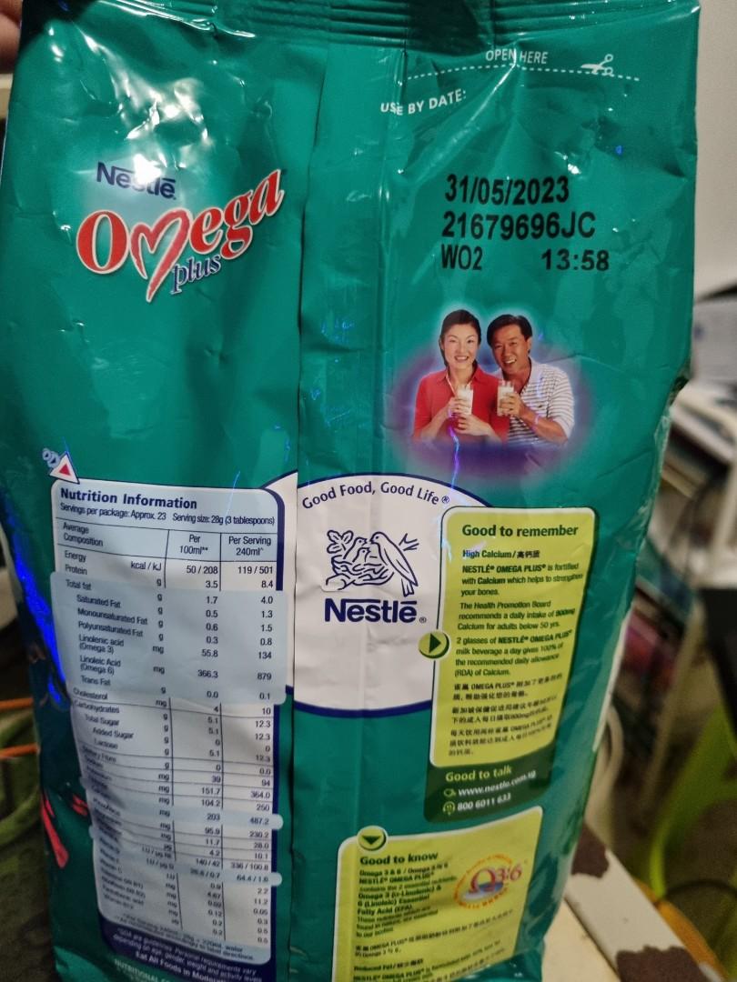 Nestle Omega Plus 650g, Food & Drinks, Beverages on Carousell