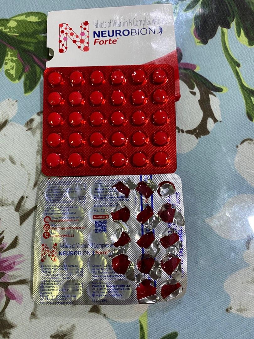 Neurobion Forte, Health & Nutrition, Health Supplements, Vitamins ...