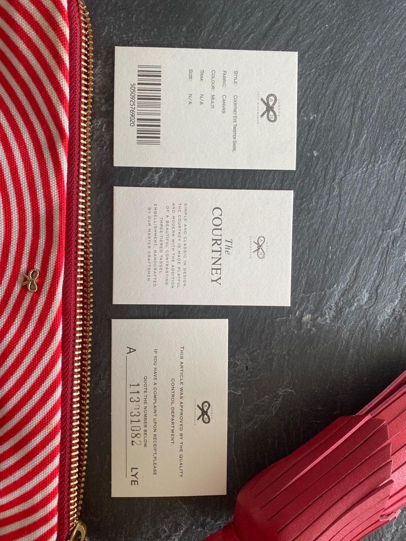 NEW ANYA HINDMARCH the Courtney clutch bag, Luxury, Bags & Wallets on ...