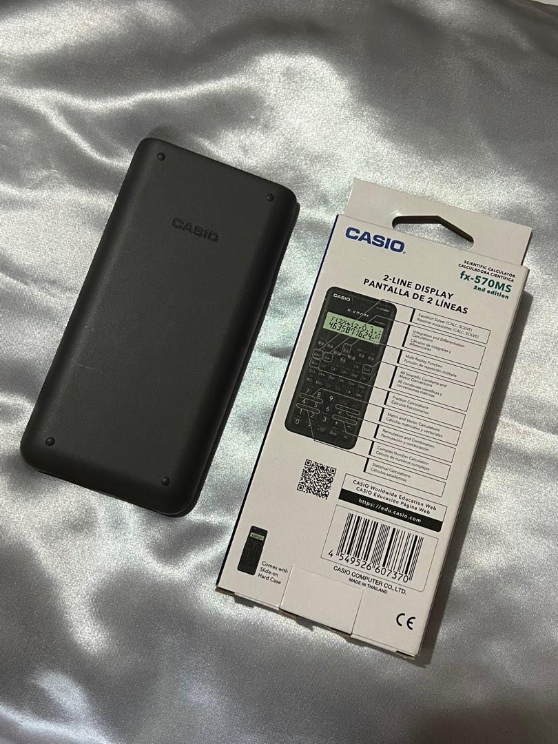 NEW Casio FX-570MS 2nd Edition Scientific Calculator Scical Sci Cal ...