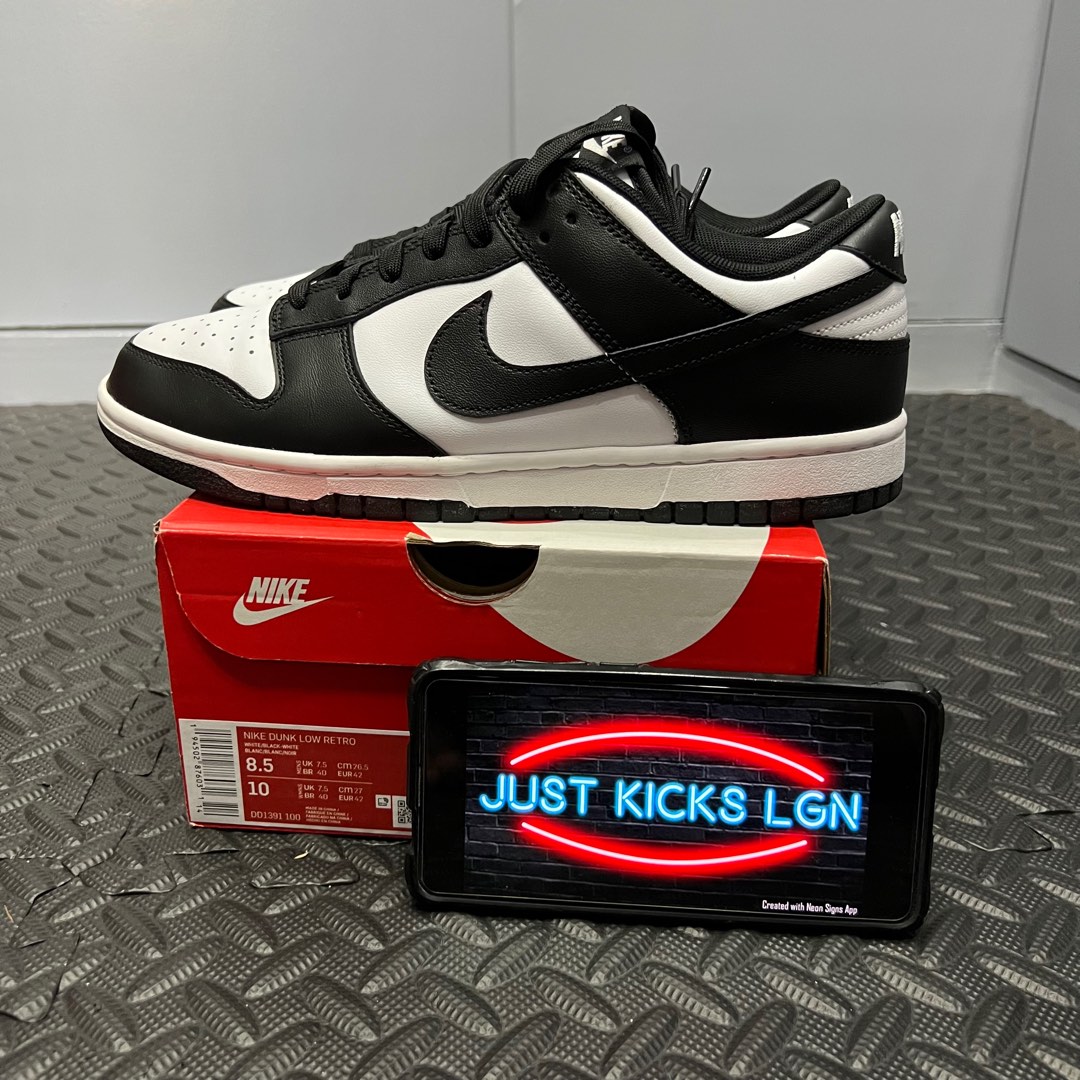 NIKE DUNK LOW PANDA, Men's Fashion, Footwear, Sneakers on Carousell