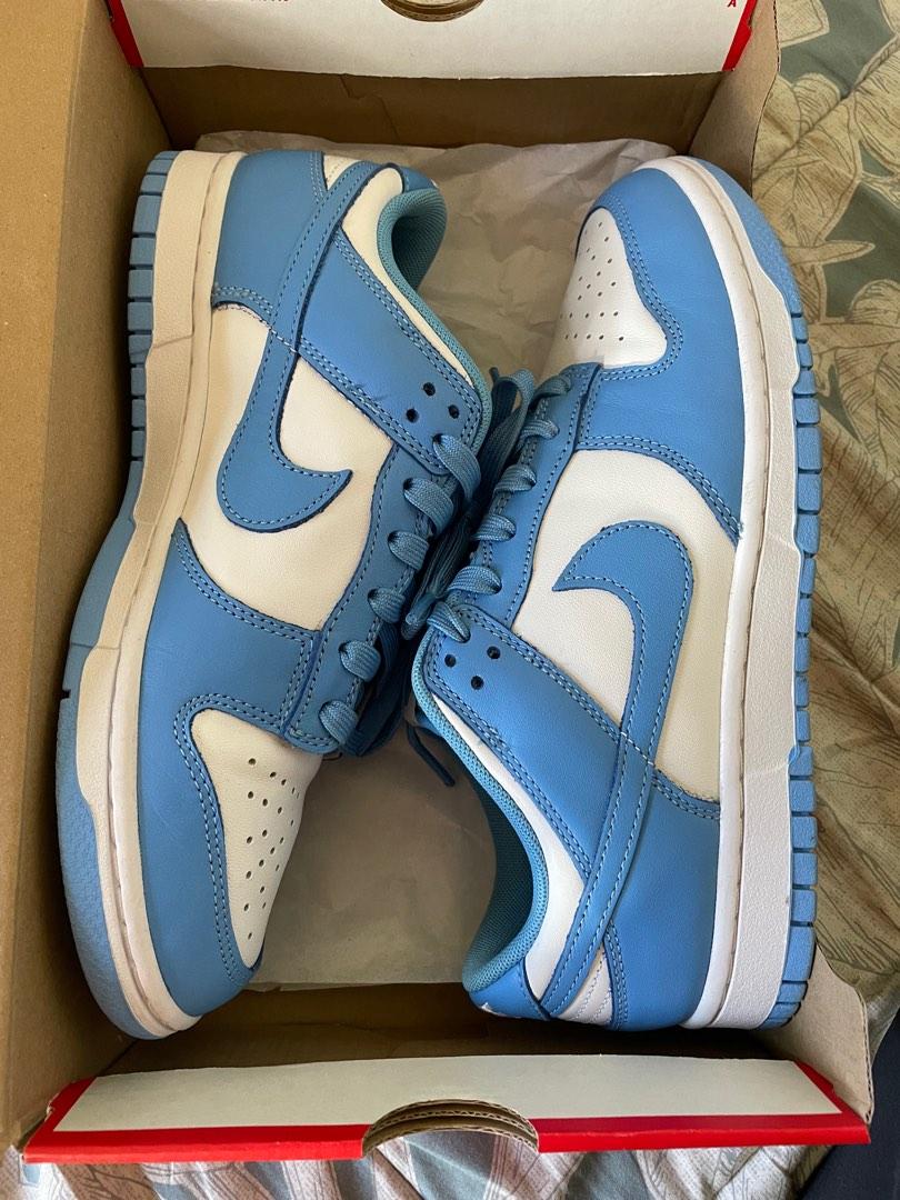 Nike Dunk Low University Blue UNC, Men's Fashion, Footwear, Sneakers on ...