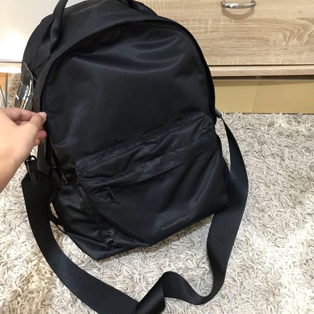 Onitsuka tiger large backpack, Men's Fashion, Bags, Backpacks on Carousell