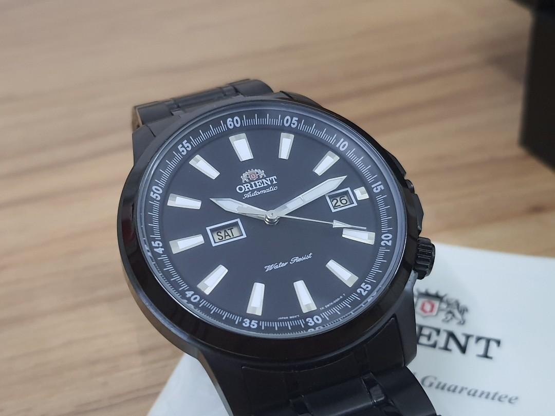Orient PVD All Black Automatic Watch, Men's Fashion, Watches ...