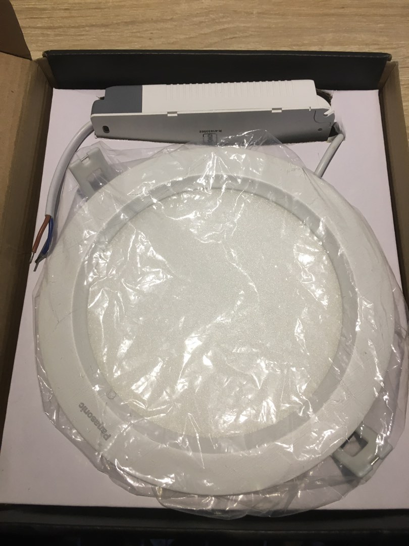 Panasonic LED Panel Light 15W Tri-Color, Furniture & Home Living ...