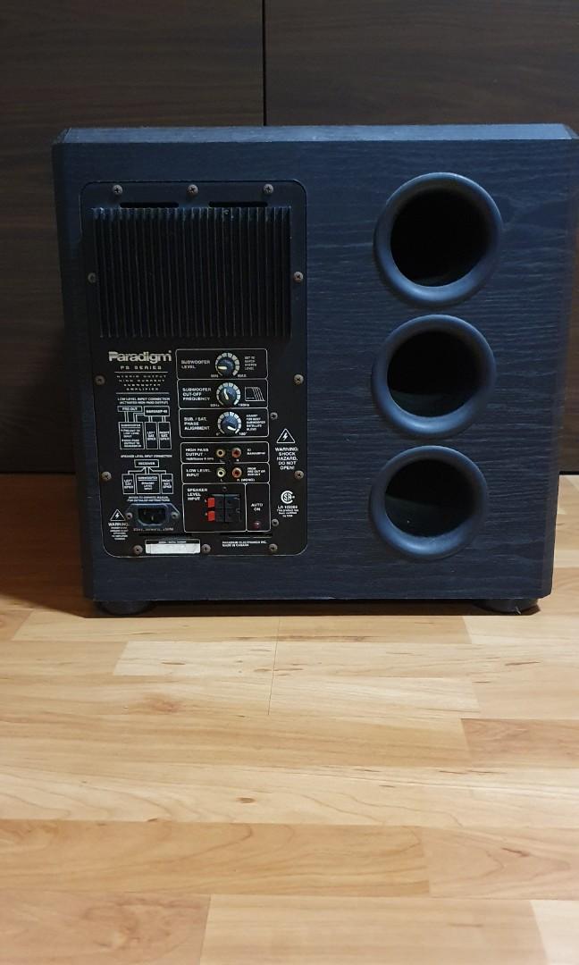 Paradigm PS 1000 subwoofer, Audio, Soundbars, Speakers & Amplifiers on ...