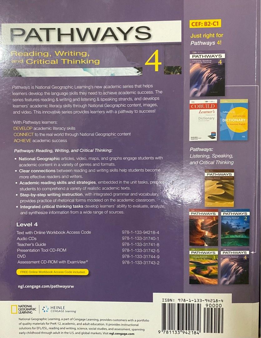 Pathways Reading , Writing and Critical Thinking Textbook, 興趣及遊戲, 書本 ...