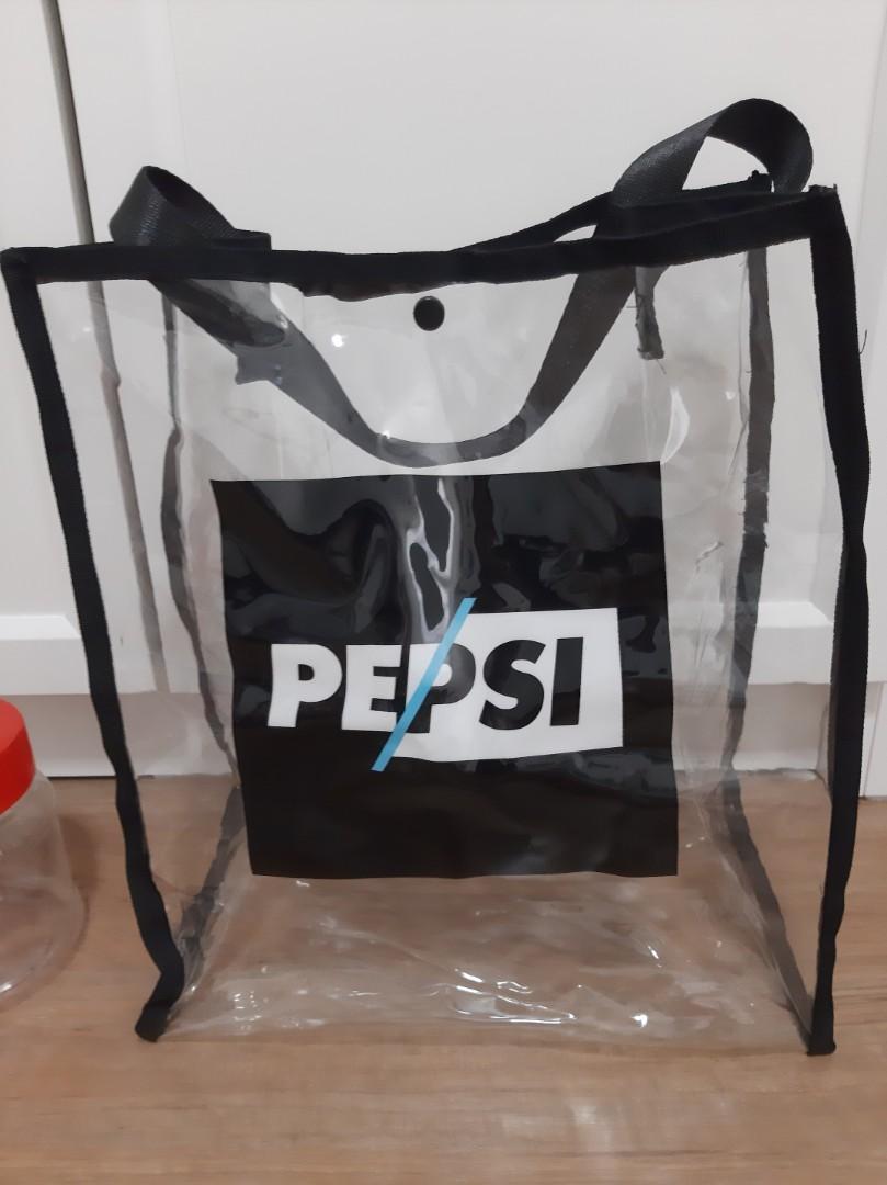 Pepsi Transparent Bag, Women's Fashion, Bags & Wallets, Tote Bags on ...