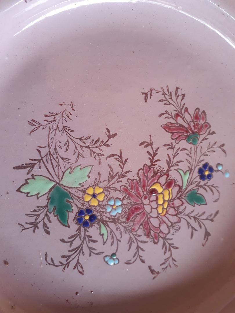 PERANAKAN NYONYA Pink Flower Vinatge Collectible Plate, Hobbies & Toys ...