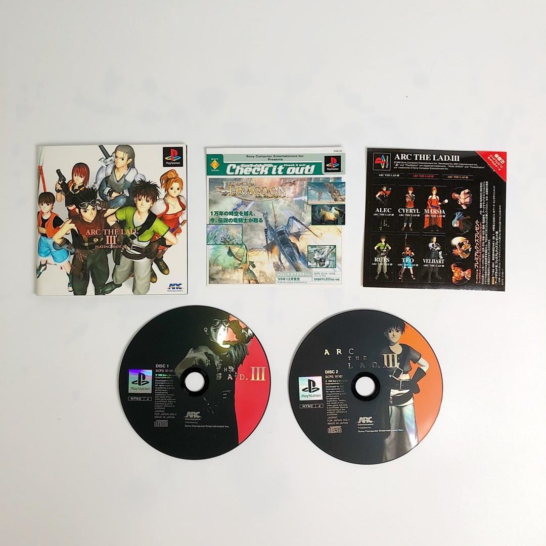 Playstation PS1 Arc The Lad III (jp ver), Video Gaming, Video Games ...