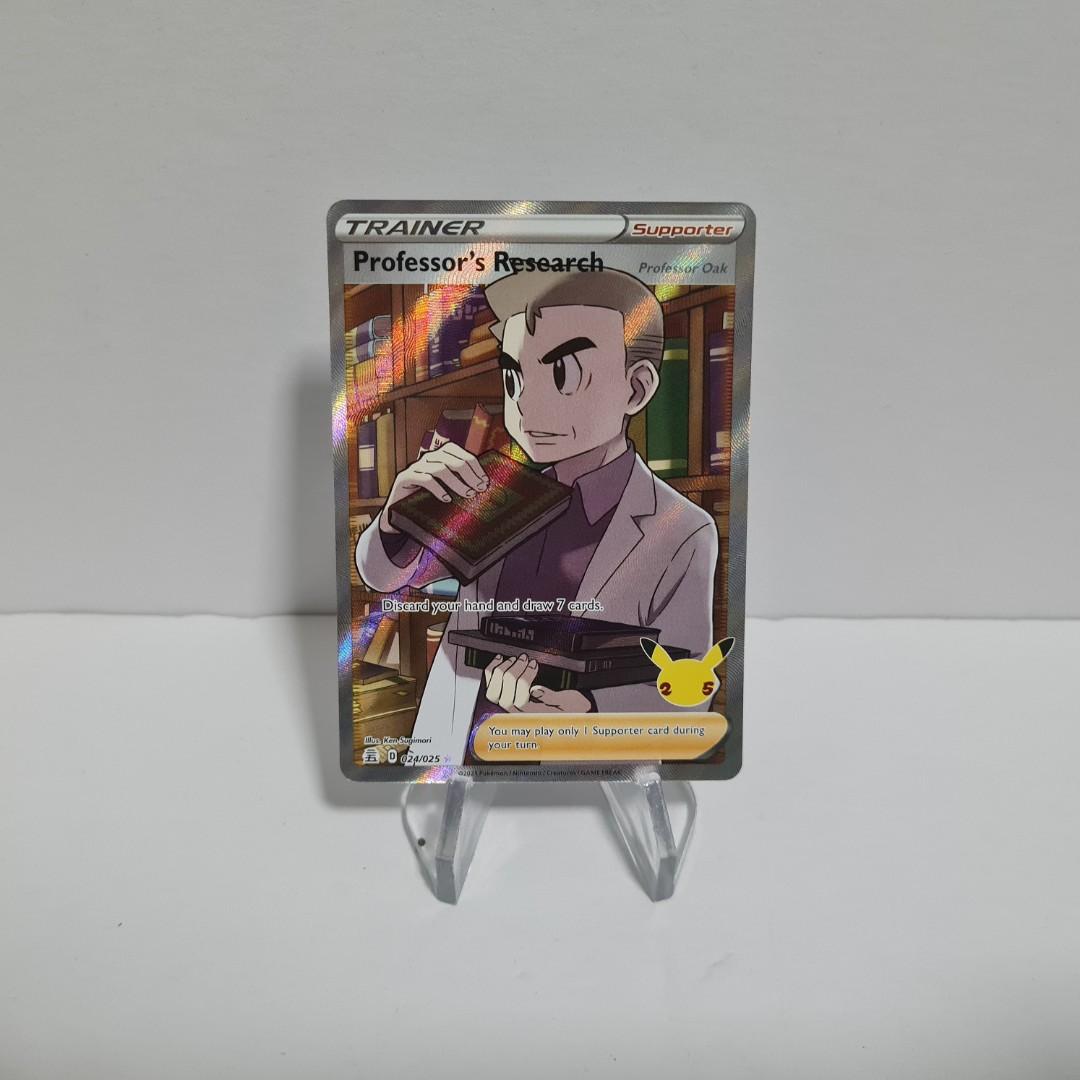 Pokemon - Full Art Professor's Research Card (Celebrations), Hobbies ...