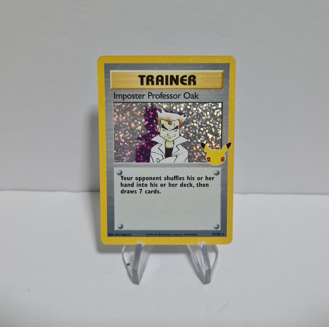 Pokemon - Imposter Professor Oak Card (25th Celebration Classic ...