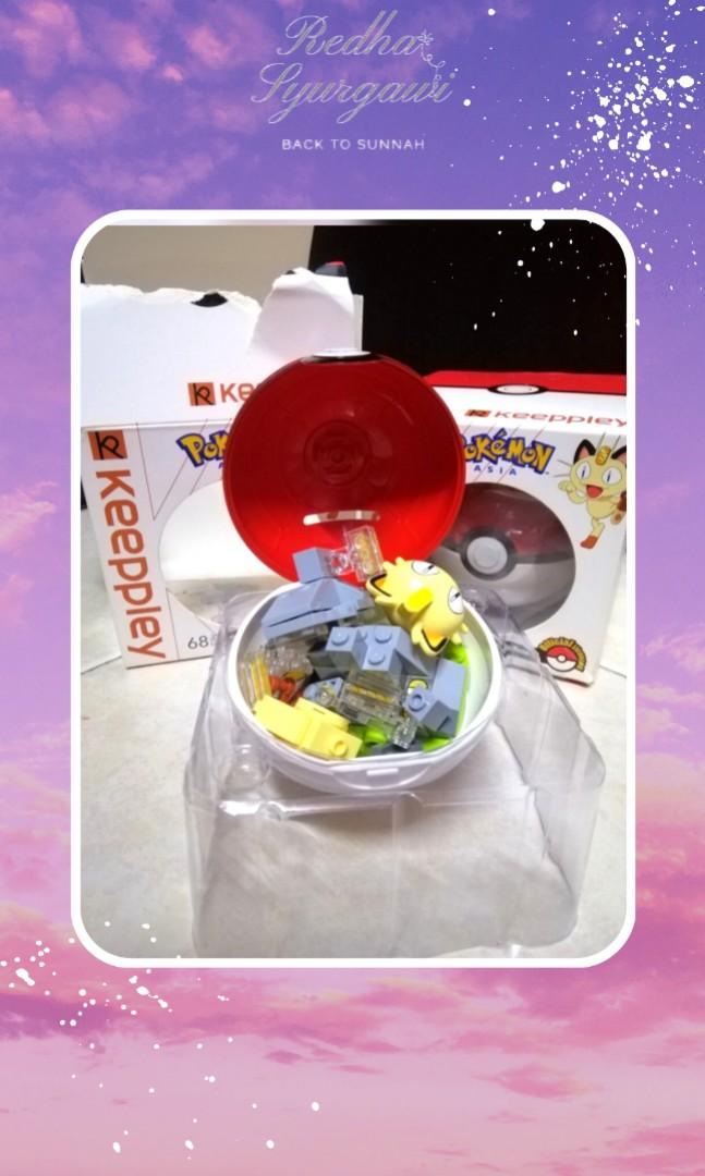 Pokemon Meowth Lego Figurine, Hobbies & Toys, Toys & Games on Carousell