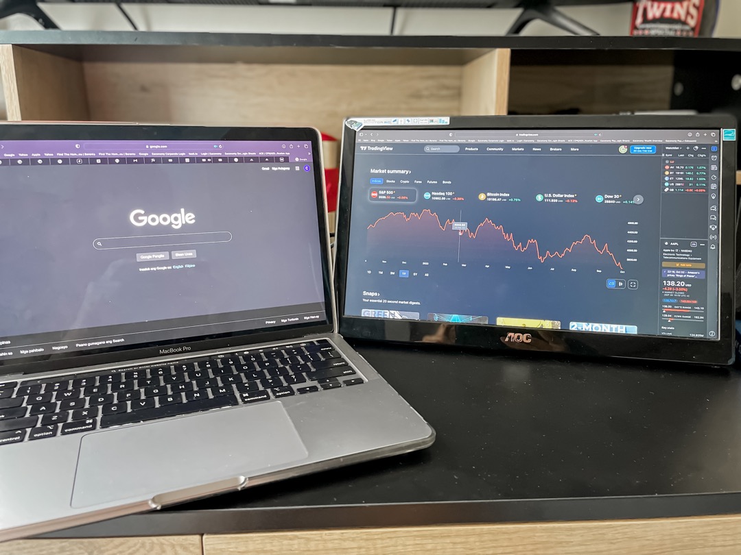 Portable Monitor Usb Computers Tech Laptops Notebooks On Carousell