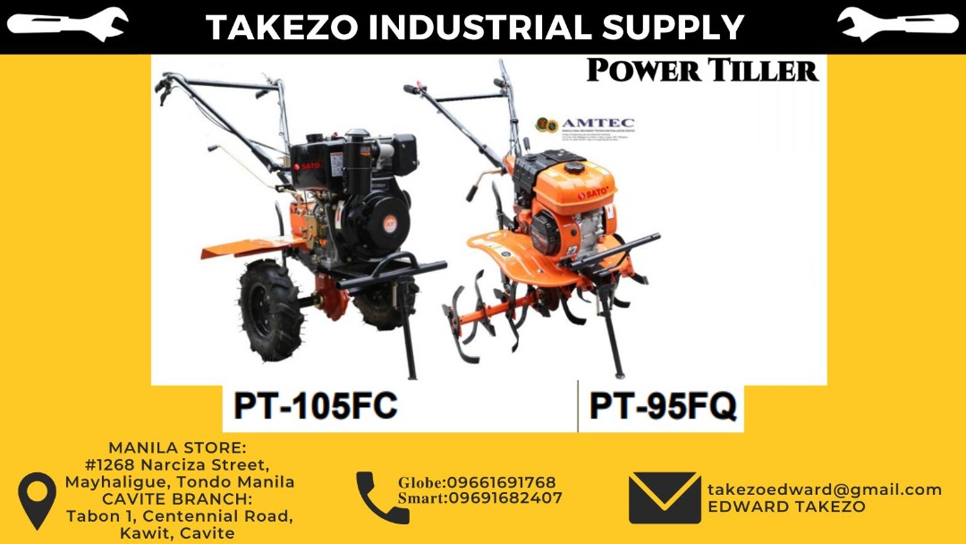 Power Tiller, Commercial & Industrial, Industrial Equipment on Carousell