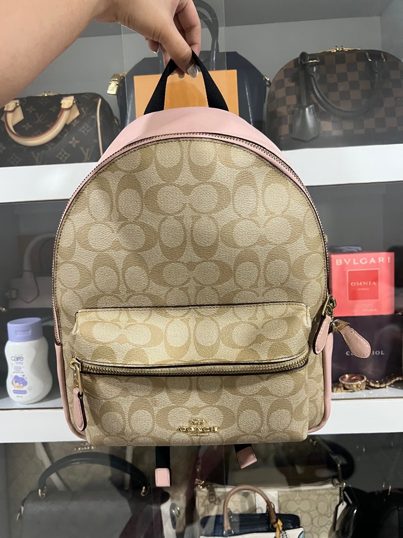 Preloved Coach Charlie medium backpack, Women's Fashion, Bags & Wallets ...