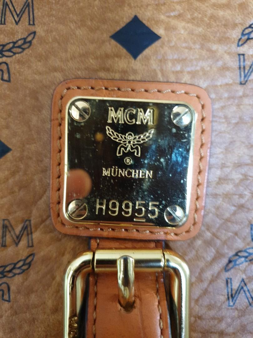 Pre-loved MCM Vintage Visetos Backpack, Luxury, Bags & Wallets on Carousell