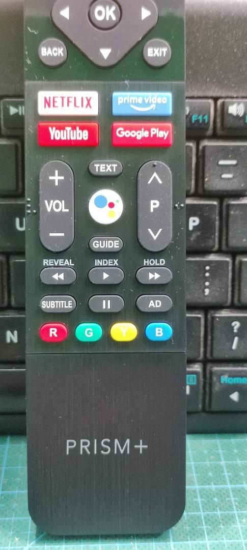 PRISM+ TV Remote Control Original Brand New Warranty, TV & Home ...