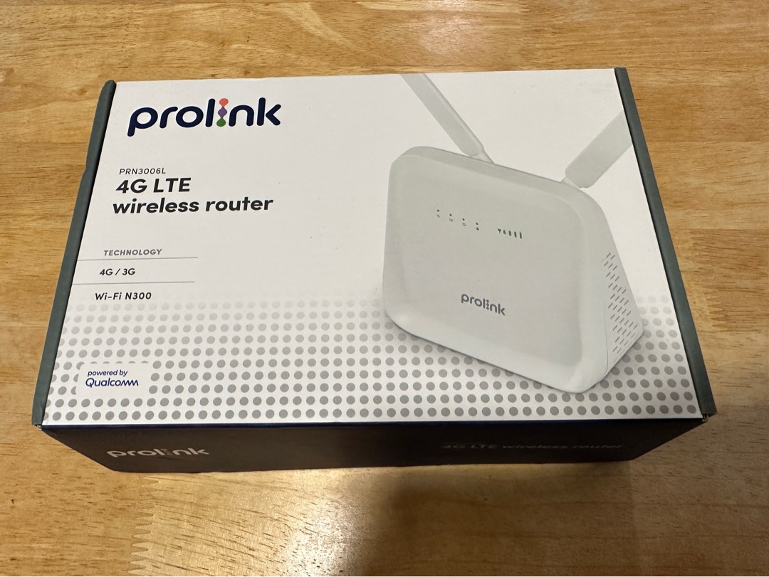 Prolink PRN3006L 4G LTE wireless router, Computers & Tech, Parts ...
