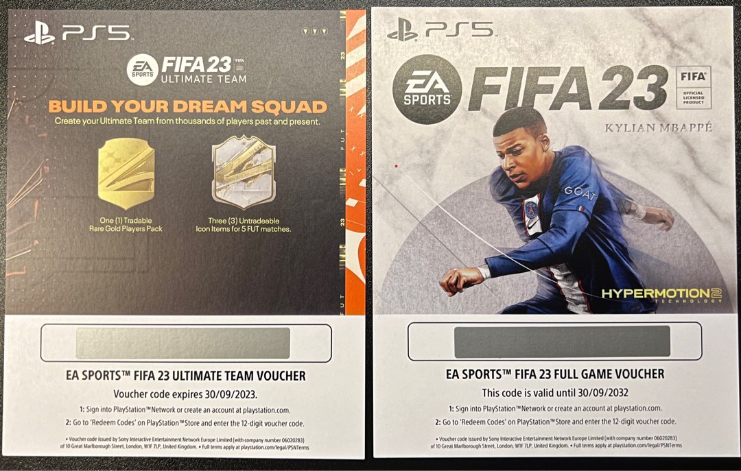 PS5 FIFA 23 digital code, Video Gaming, Video Games, PlayStation on ...