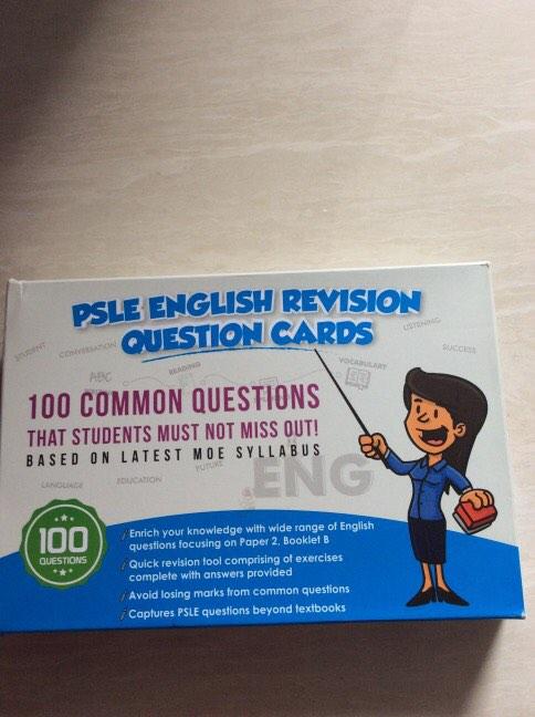 PSLE English Revision Question cards, Hobbies & Toys, Books & Magazines ...