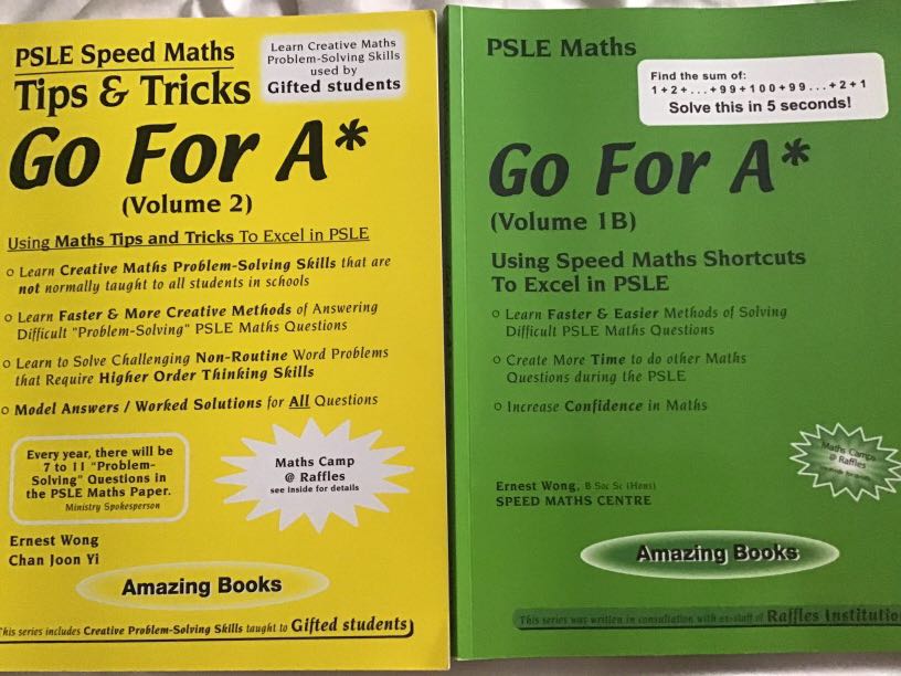 PSLE Speed Math, Hobbies & Toys, Books & Magazines, Assessment Books on ...