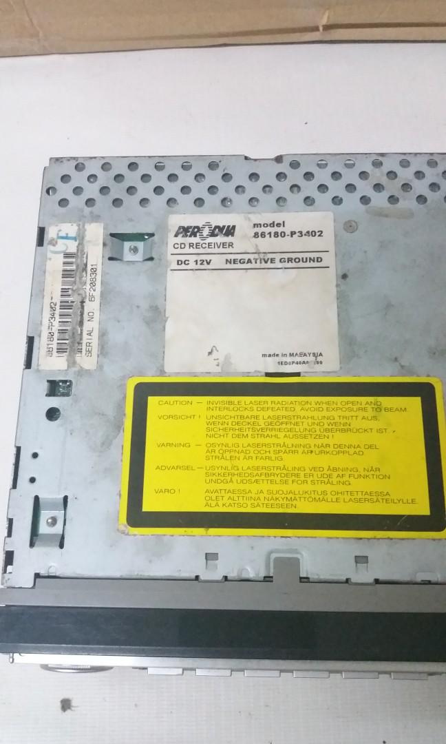 Radio cd/kaset lama(belum test), Auto Accessories on Carousell