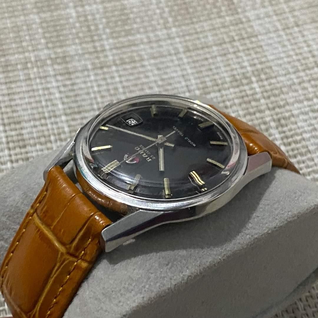 Rado World Travel Ref. 11781 Date Swiss Made Wristwatch, Men's Fashion ...