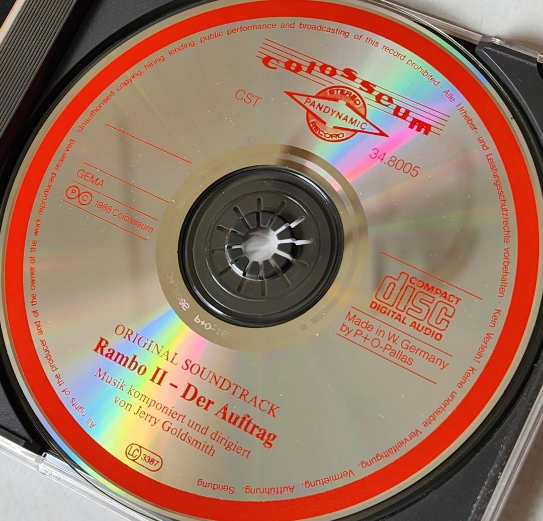 Rambo II ( MADE IN WEST GERMANY by P+O-PALLAS ) CD, Hobbies & Toys ...
