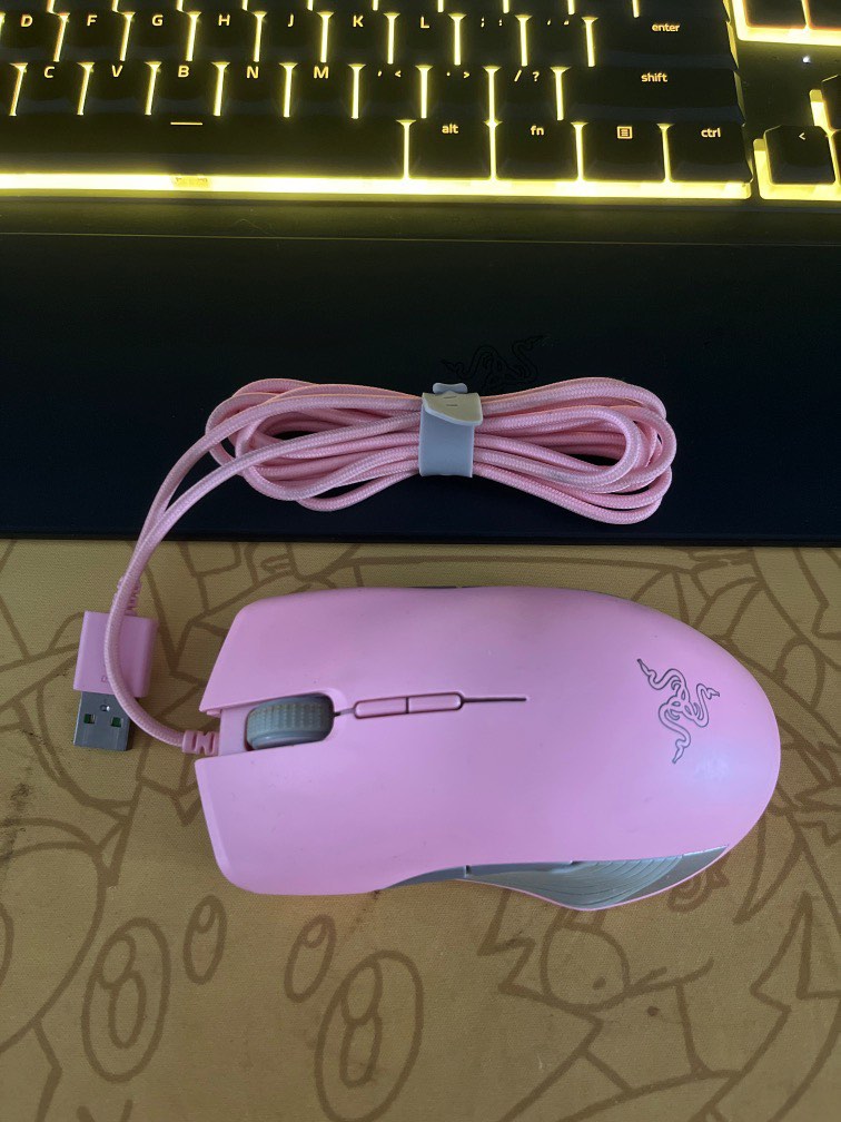 Razer quartz pink gaming mouse, Computers & Tech, Parts & Accessories ...