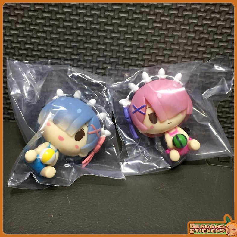 Rem & Ram - Chokonokko Chibi Figure - Re Zero [authentic], Hobbies ...