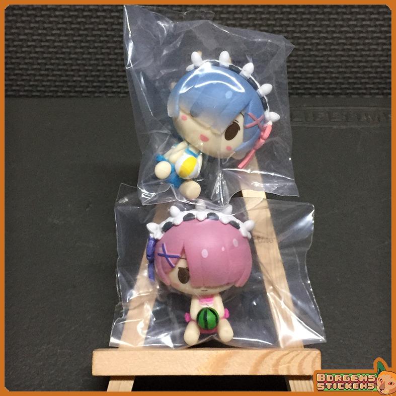 Rem & Ram - Chokonokko Chibi Figure - Re Zero [authentic], Hobbies ...