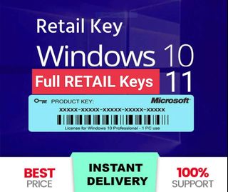 RETAIL Microsoft Windows 10 pro/home Windows 11 pro/home product key ...