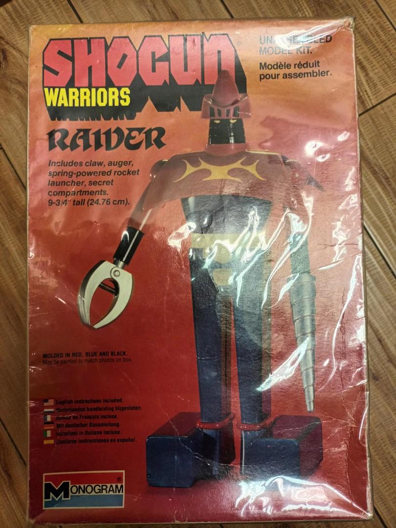 ROBOT SHOGUN WARRIORS RAIDER MONOGRAM 1977 VINTAGE MODEL KIT RARE 絕版 模型 ...