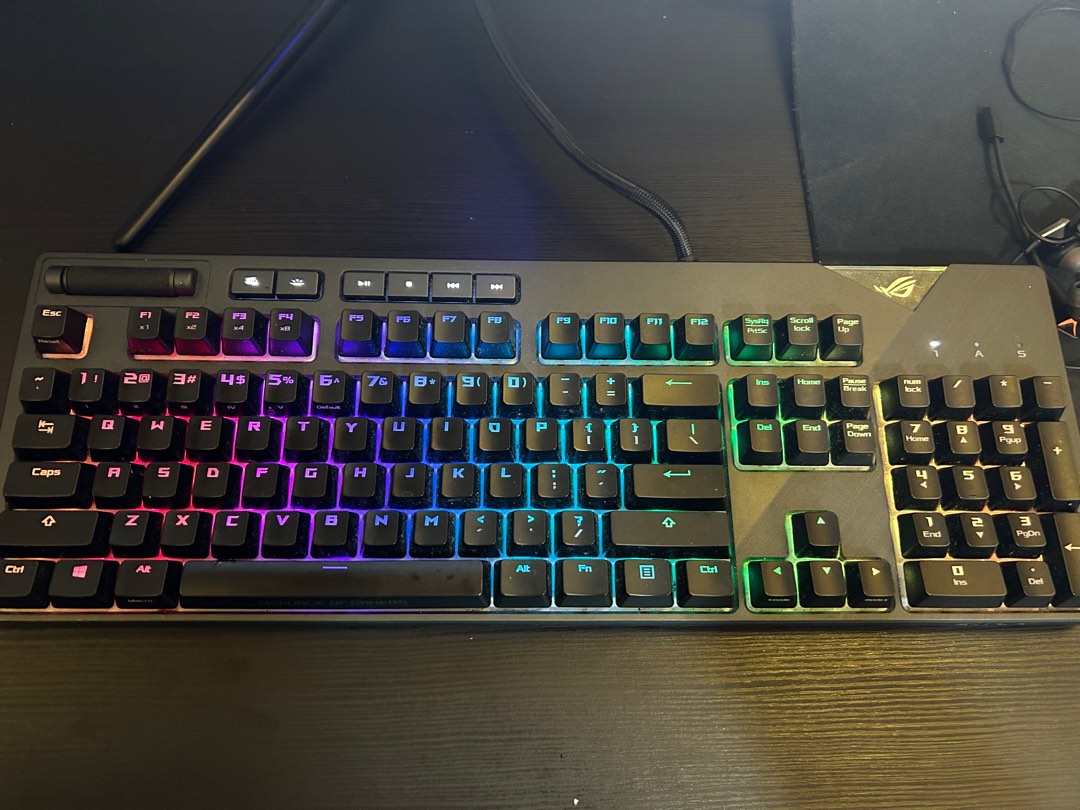 ROG keyboard, Computers & Tech, Parts & Accessories, Computer Keyboard ...