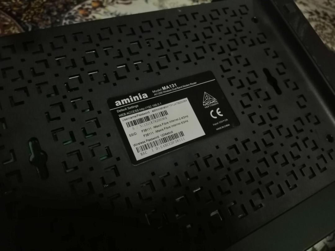 ROUTER 4G AMINIA MA131 SIMCARD WIFI, Computers & Tech, Parts ...