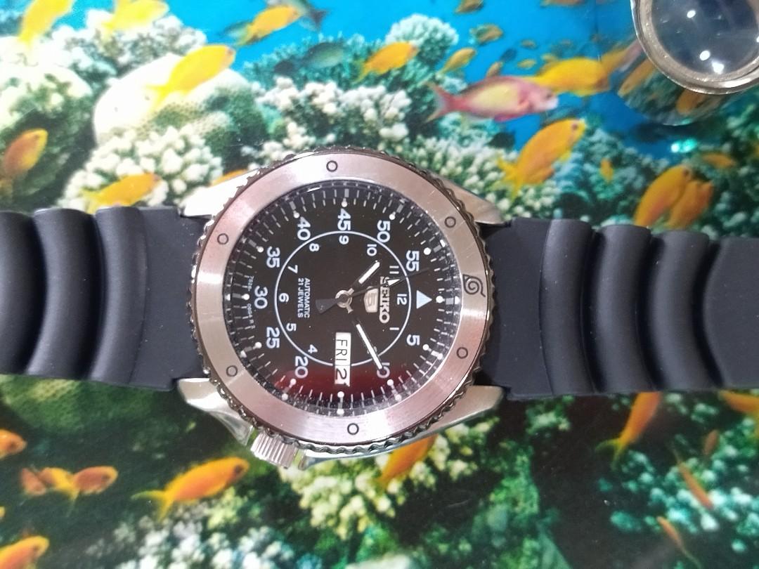 Seiko Pilot Military Aviation Automatic watch black dial, Luxury ...